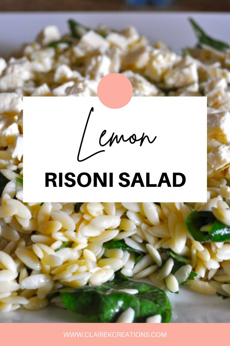 Lemon risoni salad - delicious, quick & easy pasta salad recipe