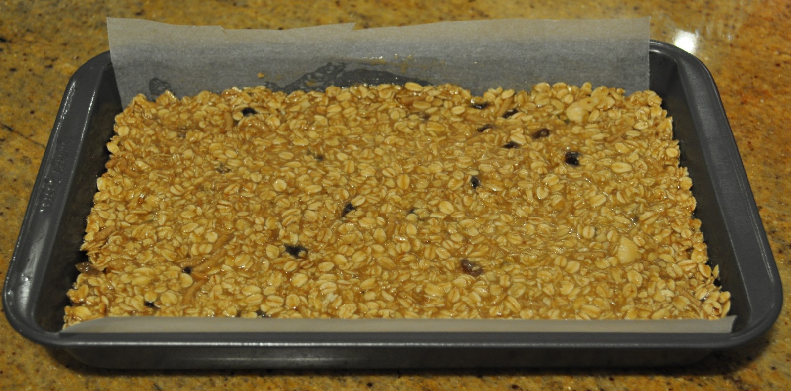 Easy homemade muesli bars (using packet muesli)
