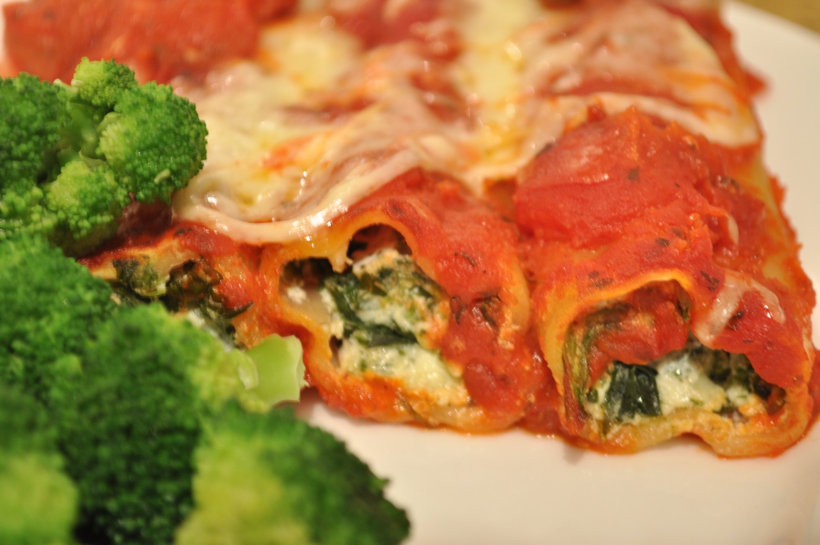 Spinach and ricotta cannelloni - Claire K Creations