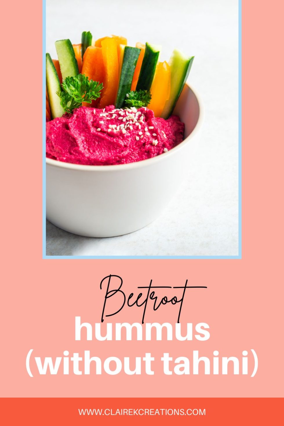 Beetroot Hummus (or hommus) recipe