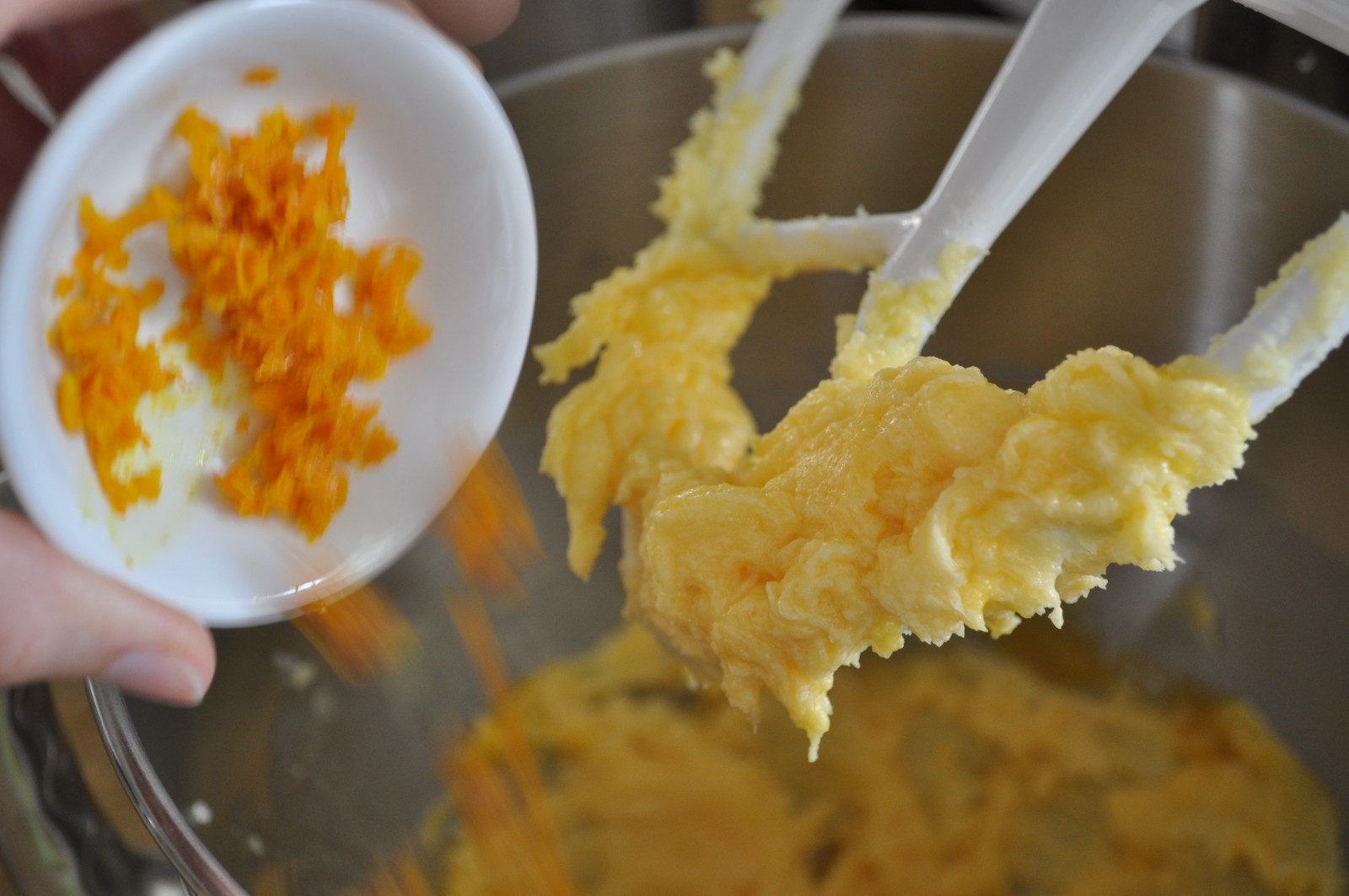 Orange star shortbread cookies - easy recipe