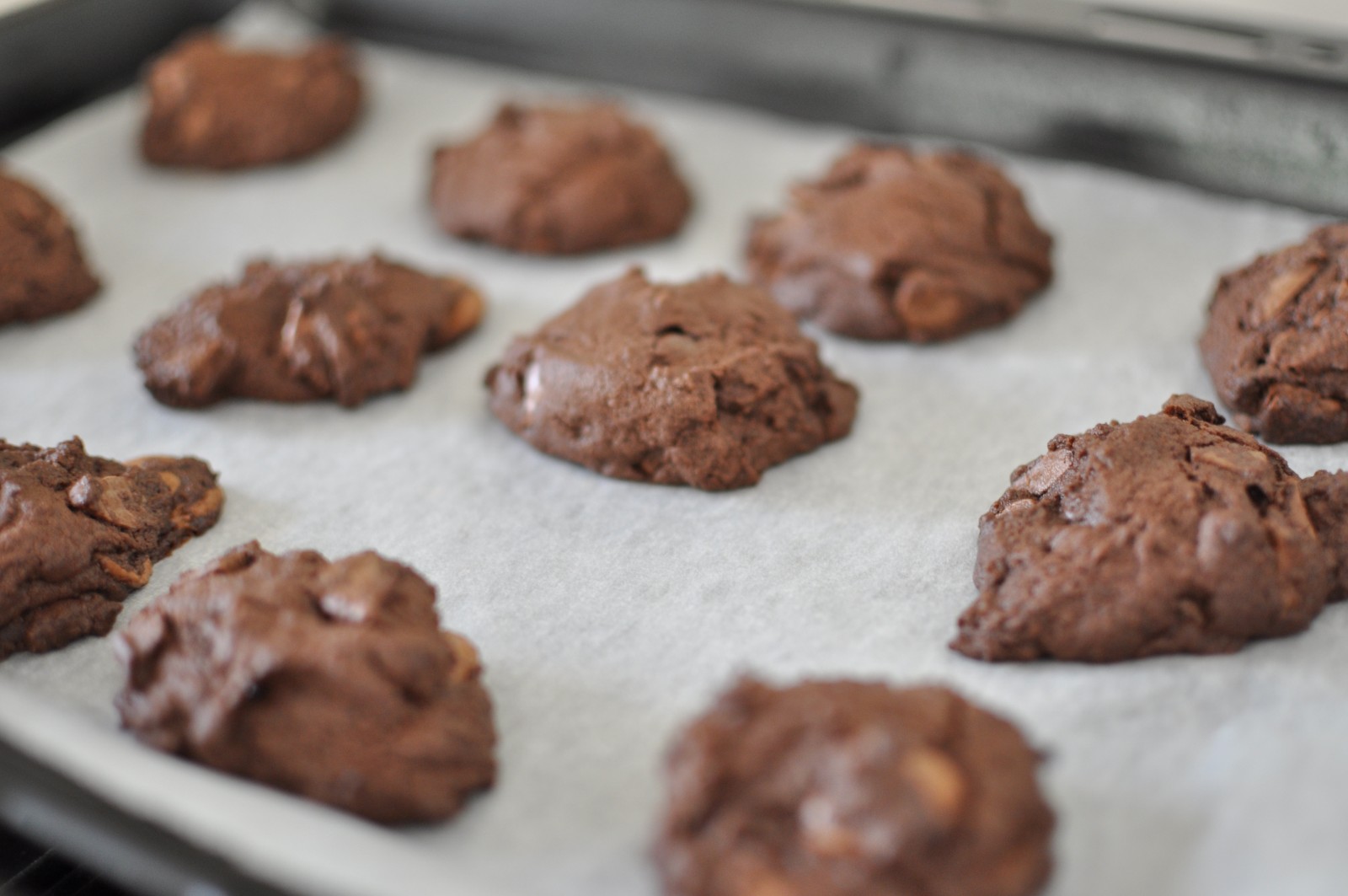 Choc-mint biscuits from the autumn bride to be - Claire K Creations