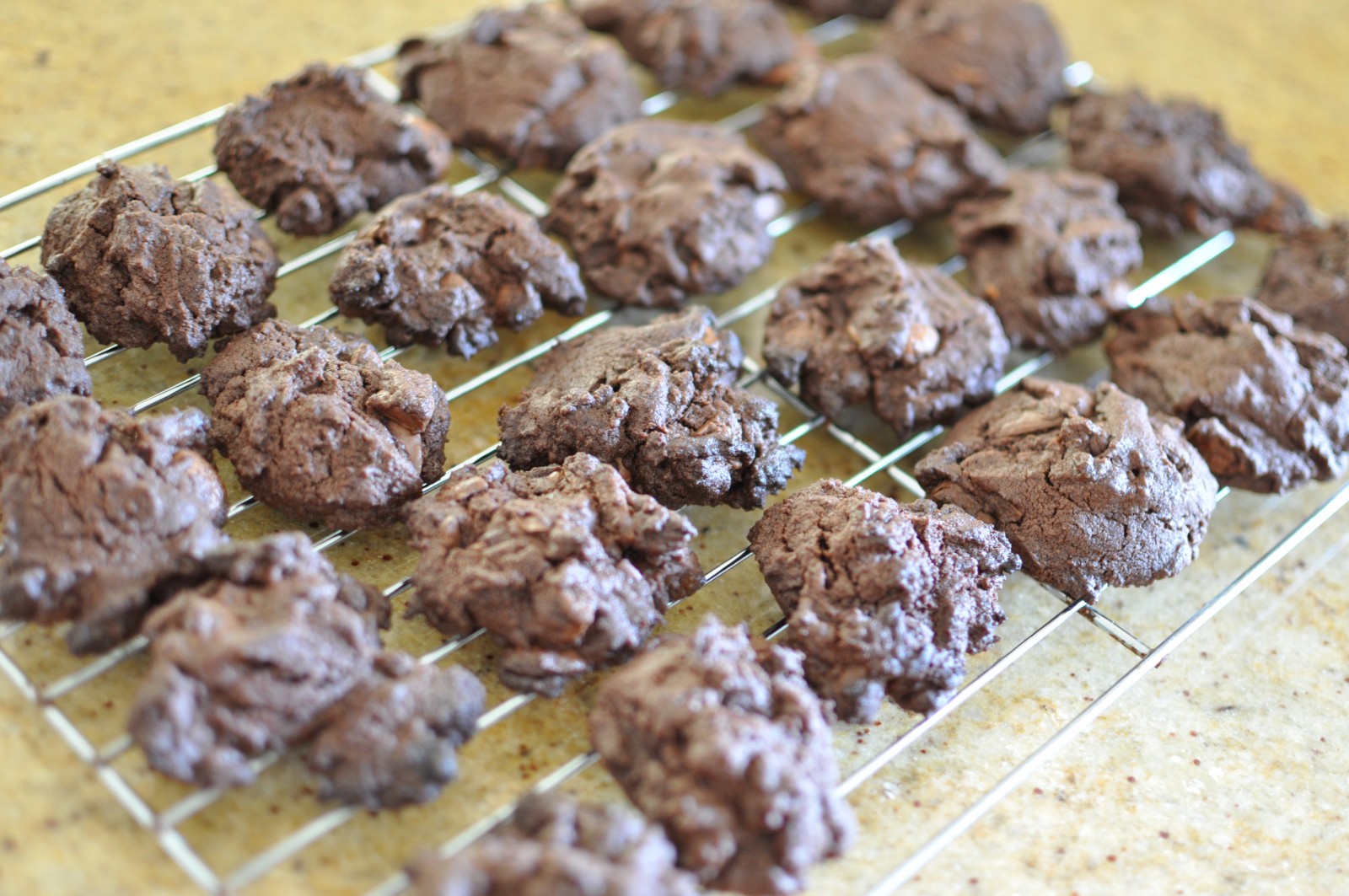 Choc-mint biscuits from the autumn bride to be - Claire K Creations