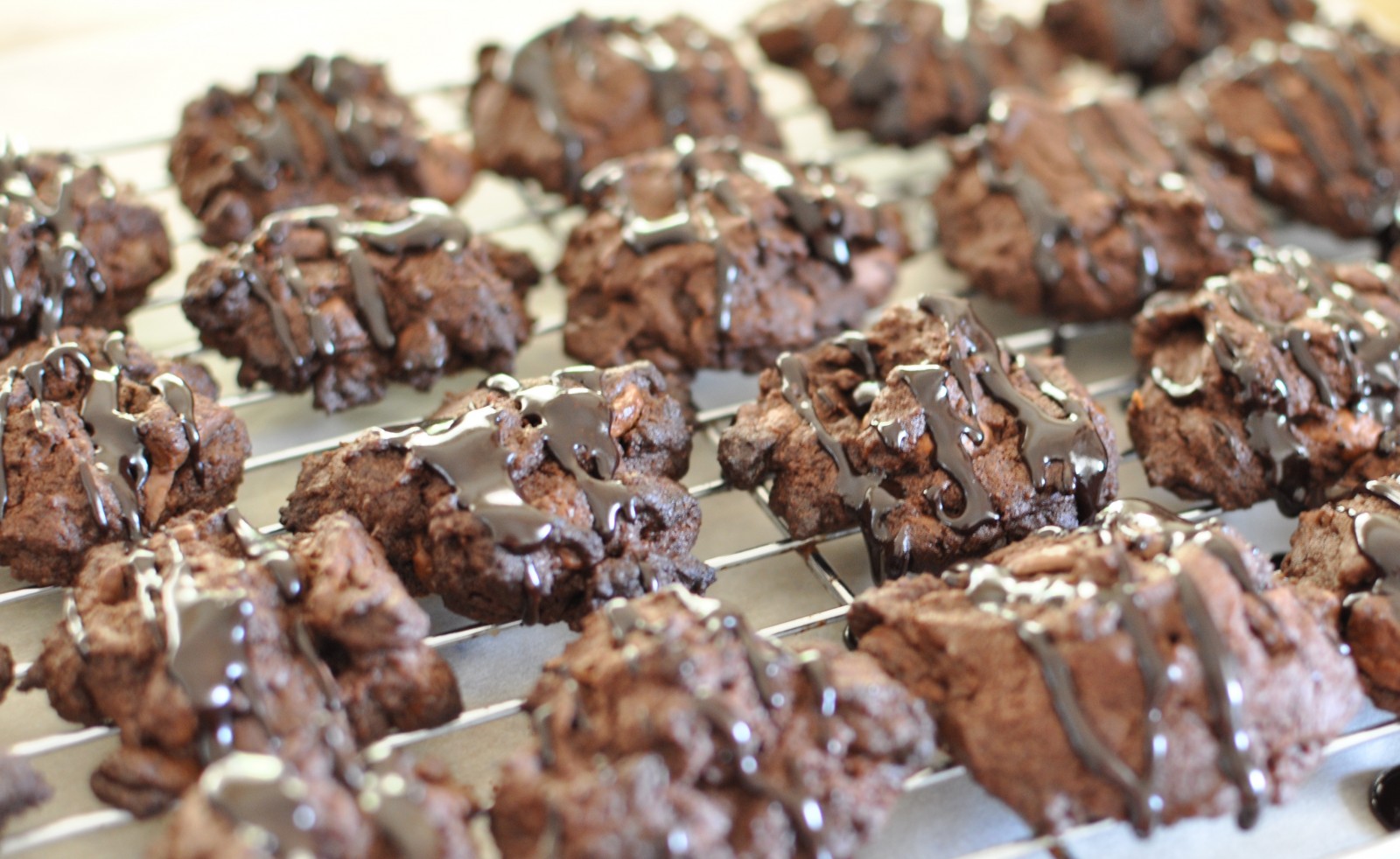 Choc-mint biscuits from the autumn bride to be - Claire K Creations