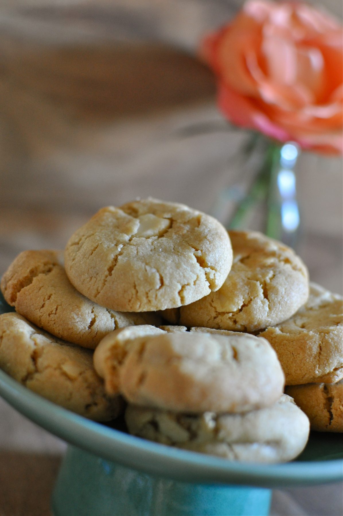 White chocolate and macadamia biscuits - Claire K Creations