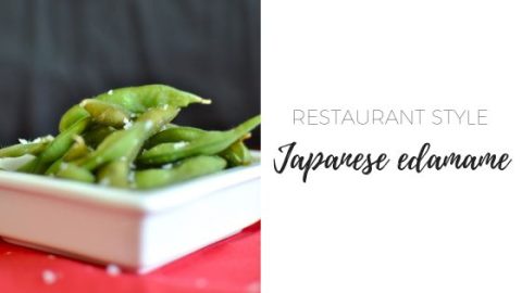 How to make Japanese restaurant edamame (easy recipe)