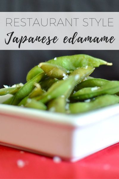 How to make Japanese restaurant edamame (easy recipe)