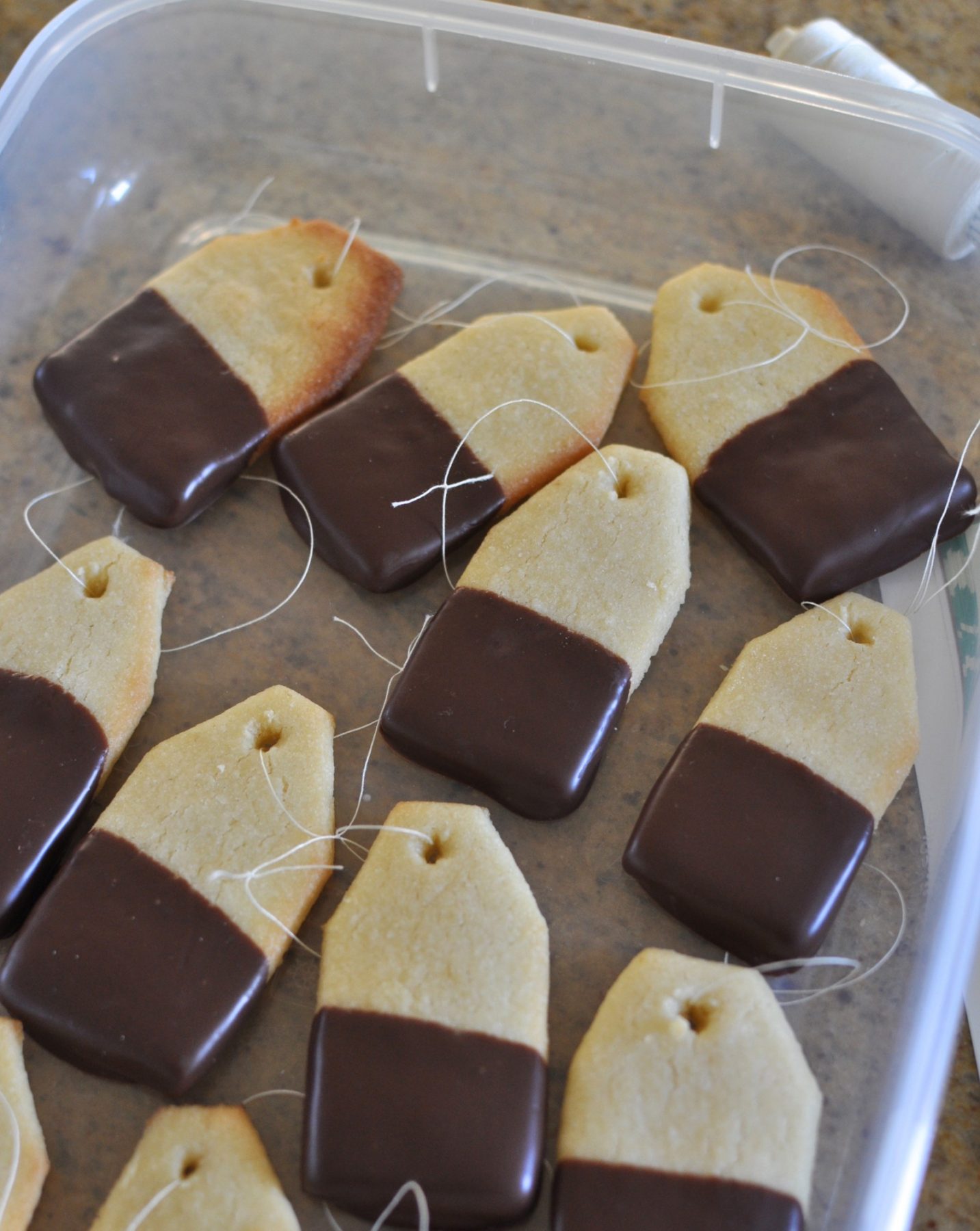 Tea bag biscuits - Claire K Creations