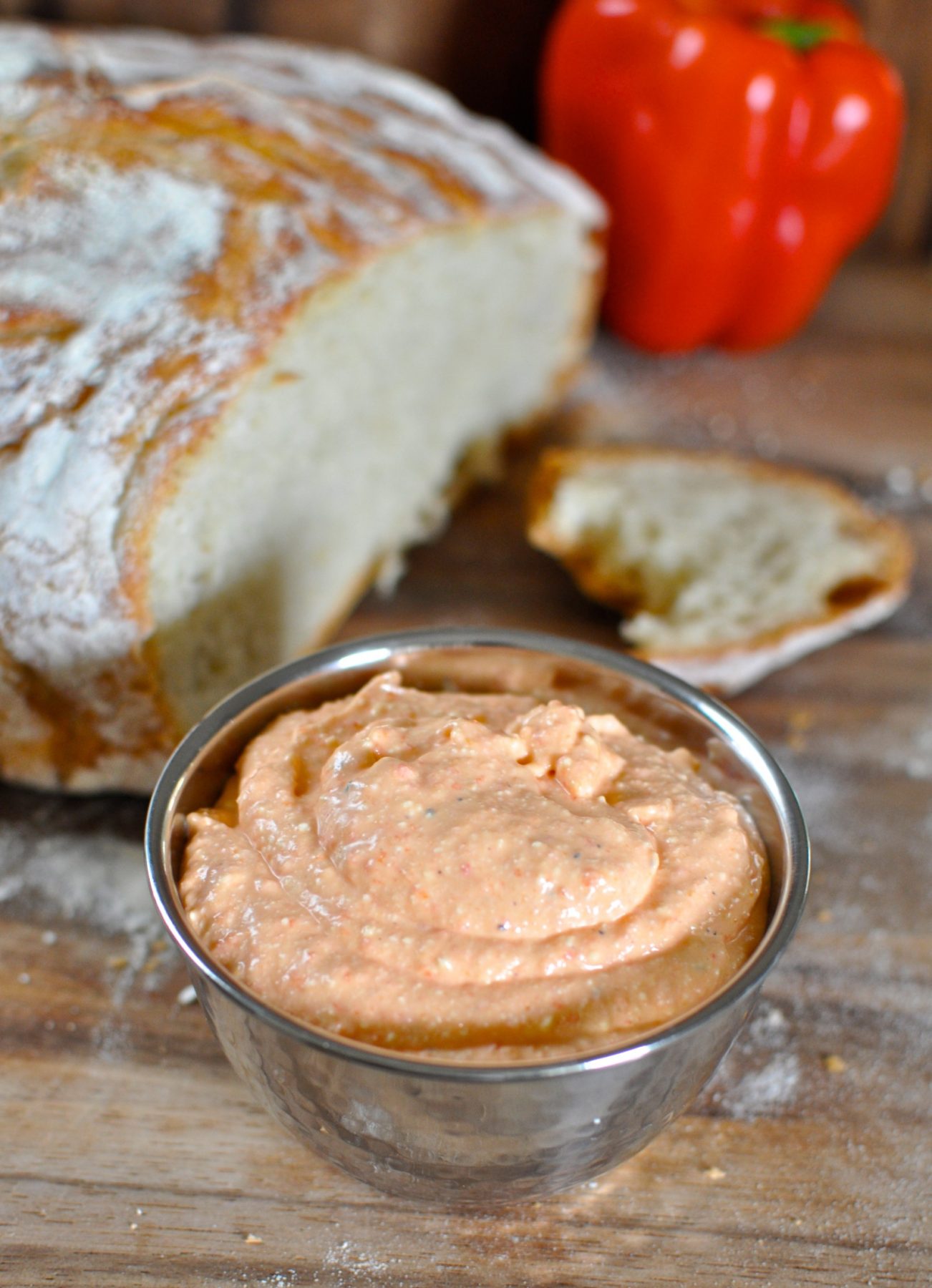 Roast capsicum and feta dip - Claire K Creations