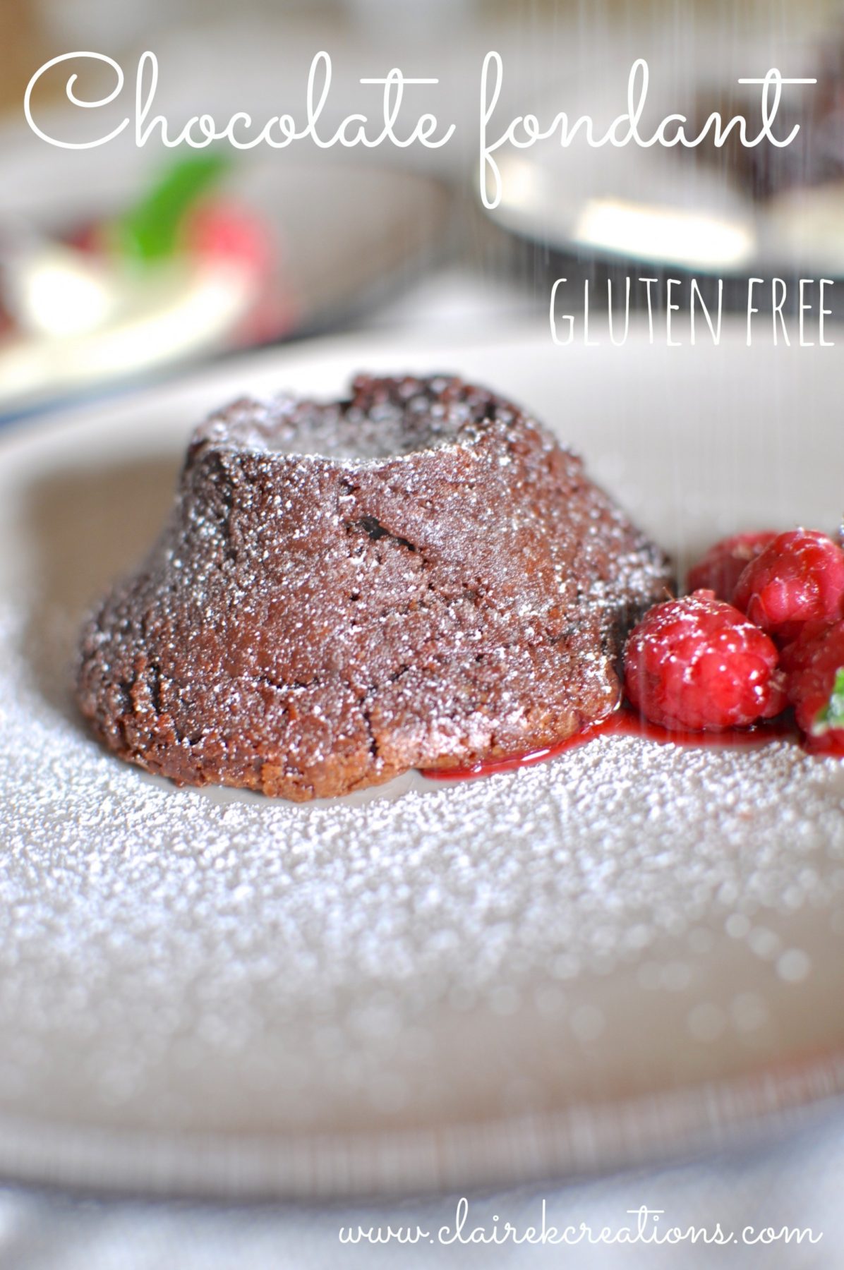 Gluten free chocolate fondant & a competition - Claire K Creations