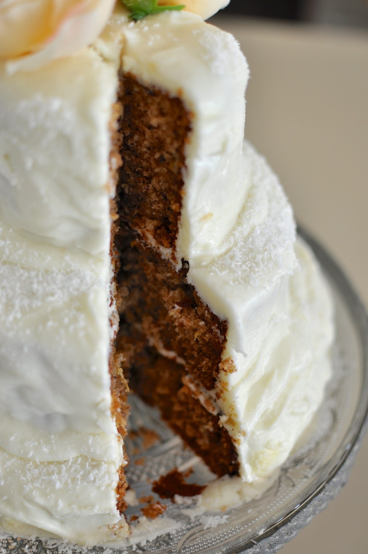 Hummingbird cake with lemon cream cheese icing - Claire K Creations