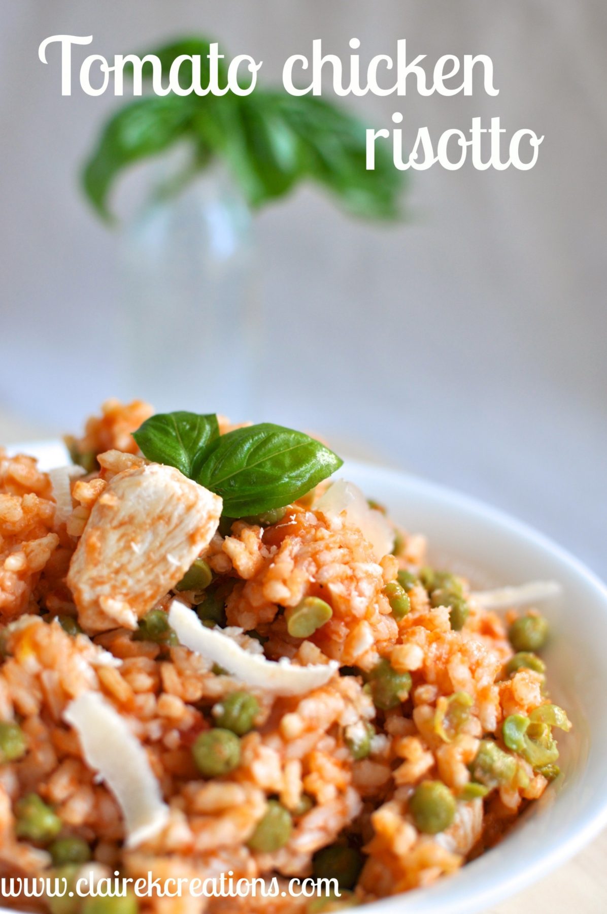 Tomato chicken risotto revisited - Claire K Creations