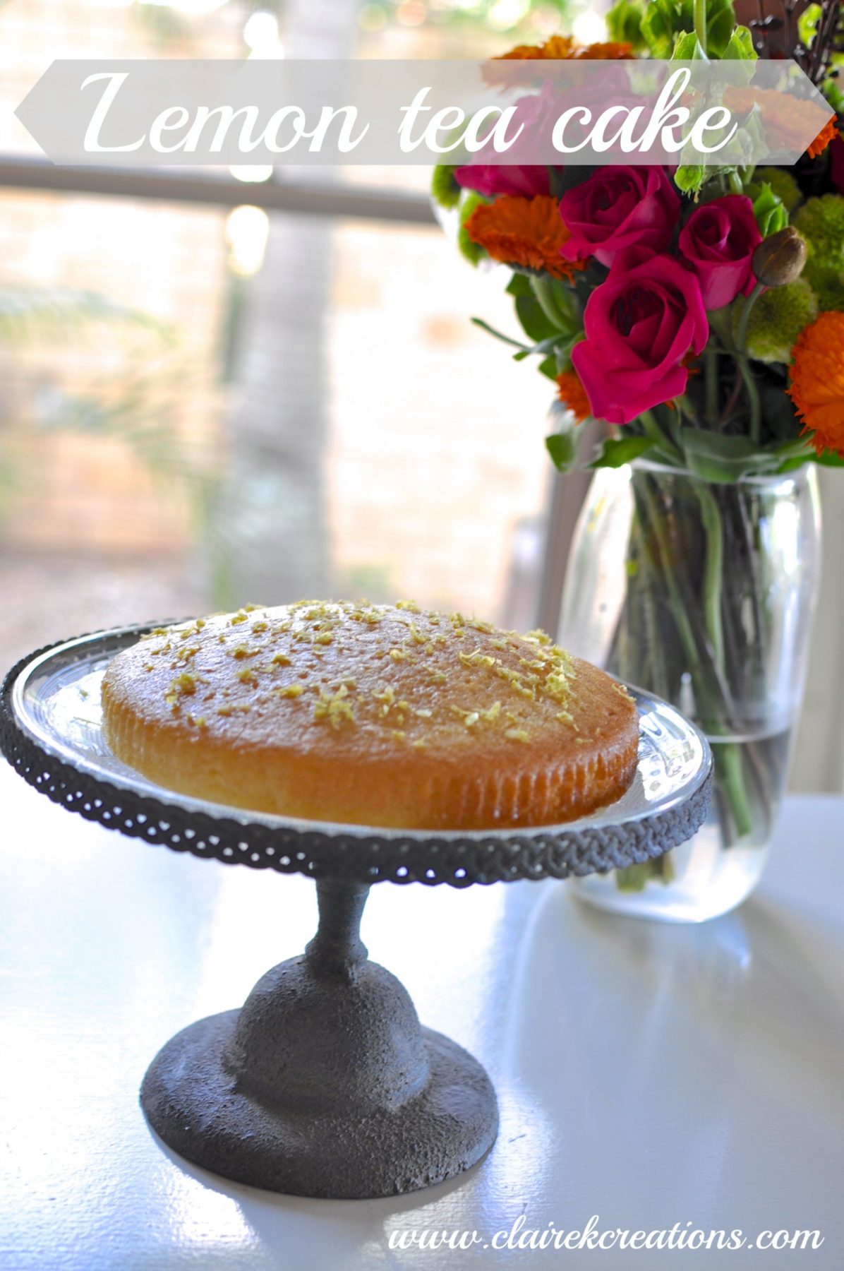 Lemon tea cake - Claire K Creations