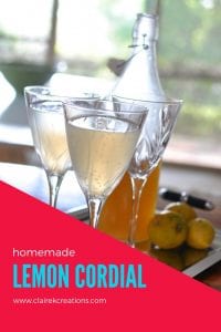 Easy homemade lemon cordial recipe