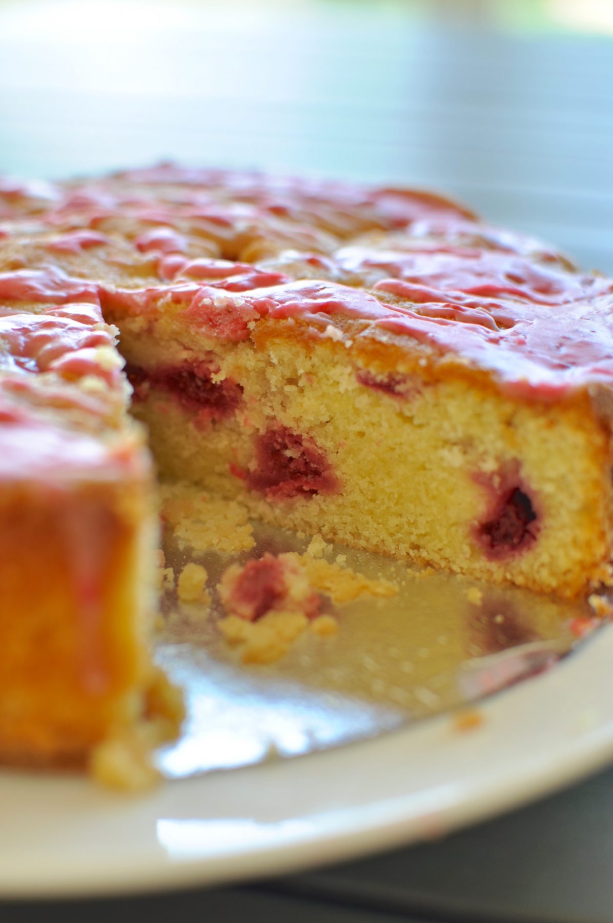 Best raspberry ripple cake (simple recipe)