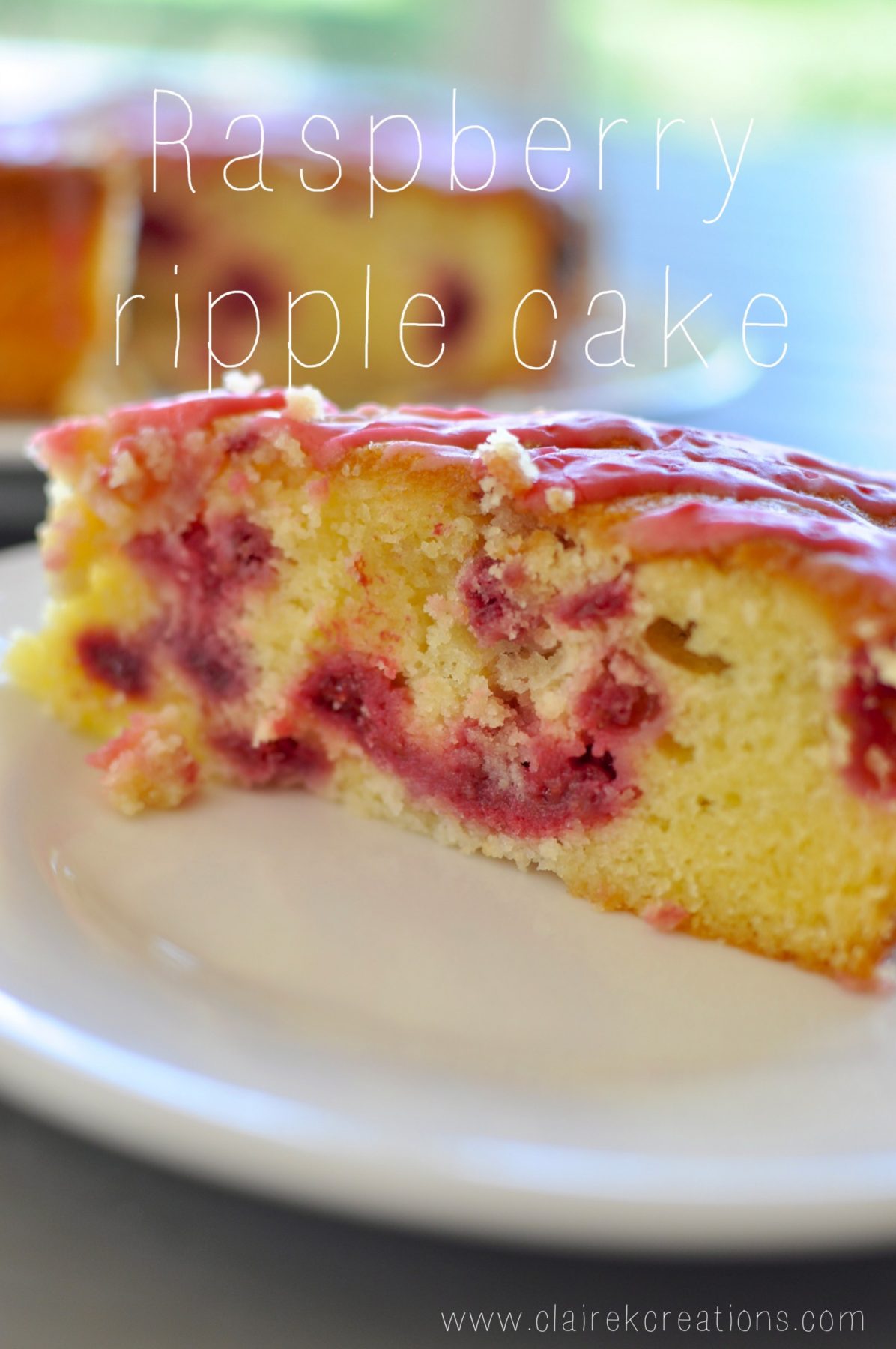 Best raspberry ripple cake (simple recipe)