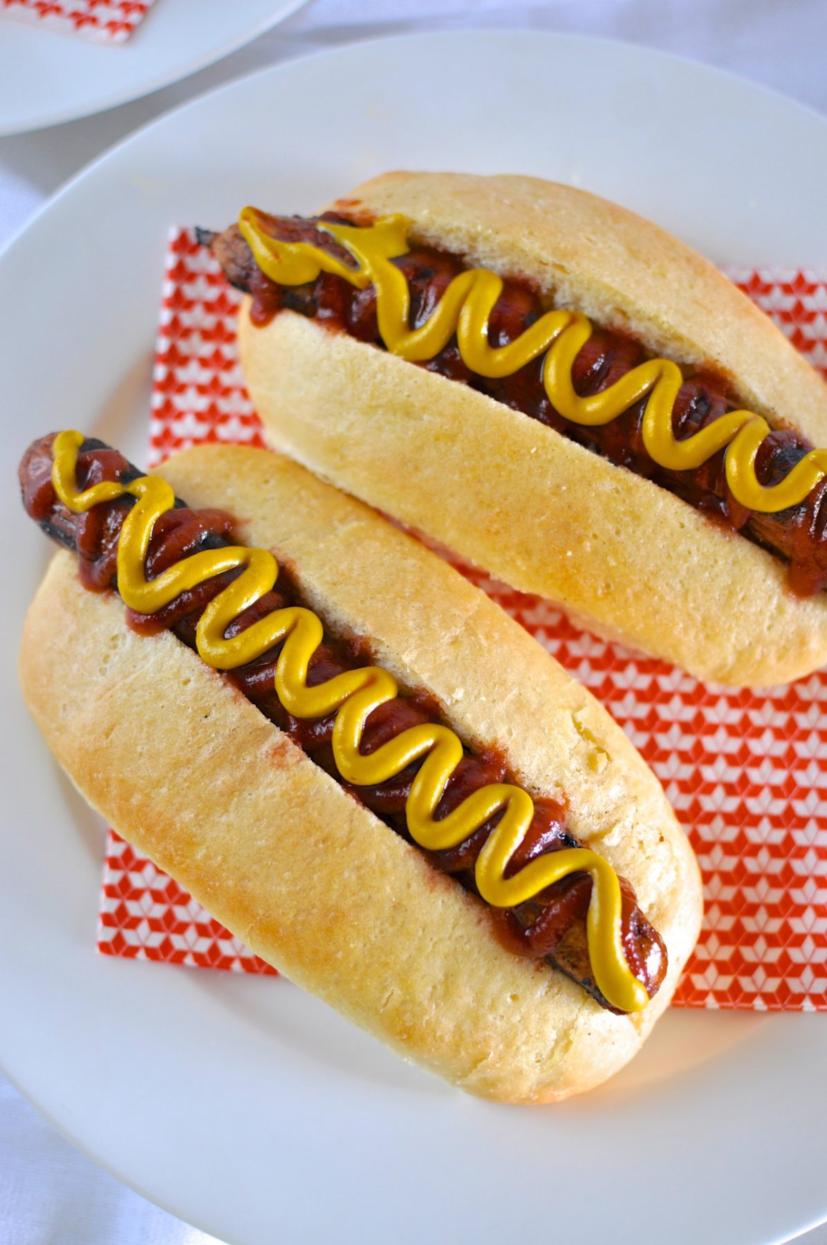 Hot dog rolls - delicious and easy to make snack or lunch.