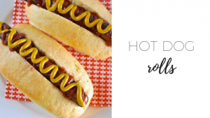 Hot dog rolls - delicious and easy to make snack or lunch.
