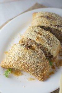 Mince Wellington - easy to make, delicious sausage roll.