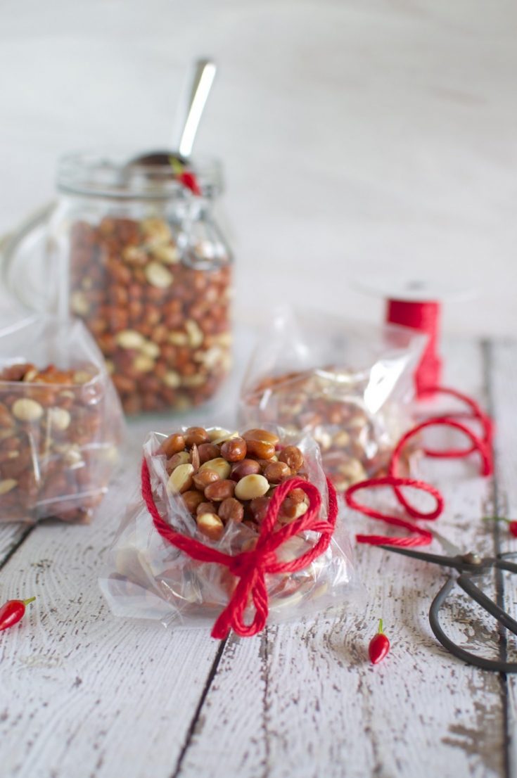 Chili peanuts - Foodie Secret Santa 2014 - Claire K Creations