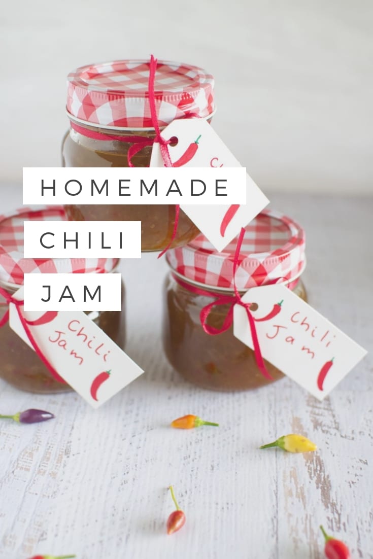 Homemade chili jam for Christmas - the perfect foodie gift