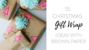 15 Christmas gift wrapping ideas using brown paper - simple & beautiful