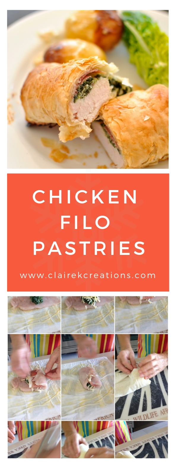 Best chicken filo parcels: with prosciutto, cheese & spinach