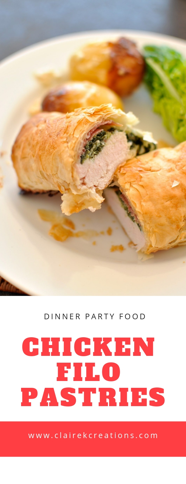 Best chicken filo parcels: with prosciutto, cheese & spinach