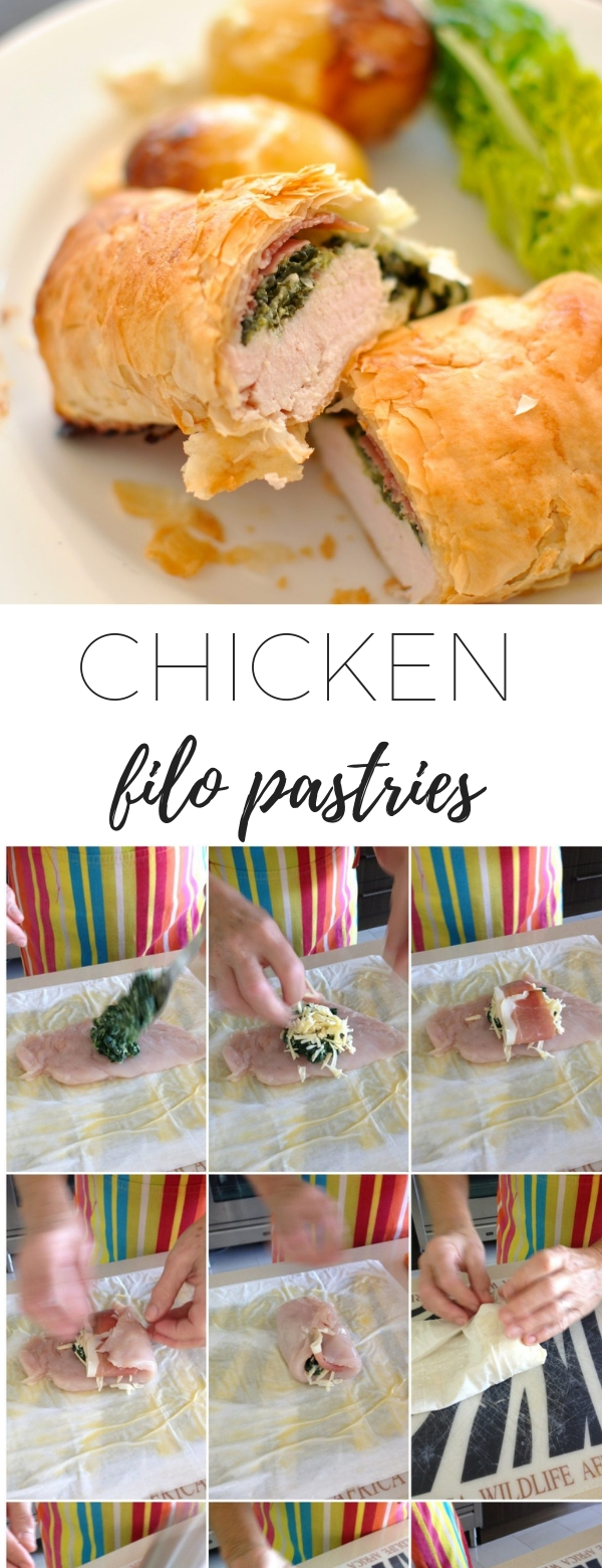 Best chicken filo parcels: with prosciutto, cheese & spinach