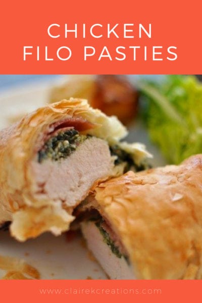 Best chicken filo parcels: with prosciutto, cheese & spinach