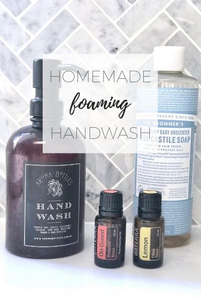 Homemade foaming hand wash - Claire K Creations