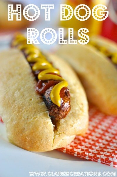 Hot dog rolls - delicious and easy to make snack or lunch.