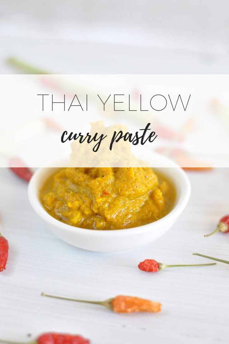 Thai Yellow Curry Paste - much better that store bought curry!