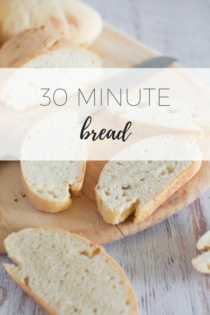 30 minute bread: quick + easy recipe