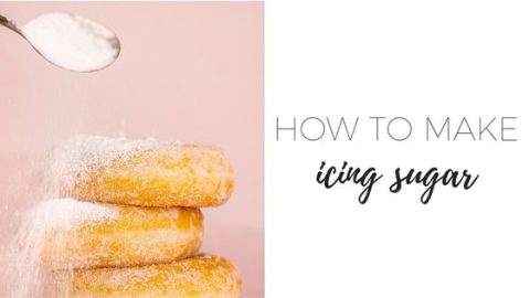 How to make icing sugar (confectioner's sugar) from scratch