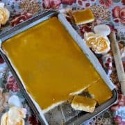 Simple ginger squares: classic recipe