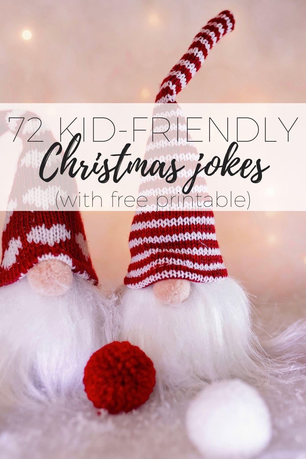 72 funny Christmas jokes for kids (with free printable)