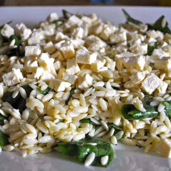 Lemon risoni salad - delicious, quick & easy pasta salad recipe