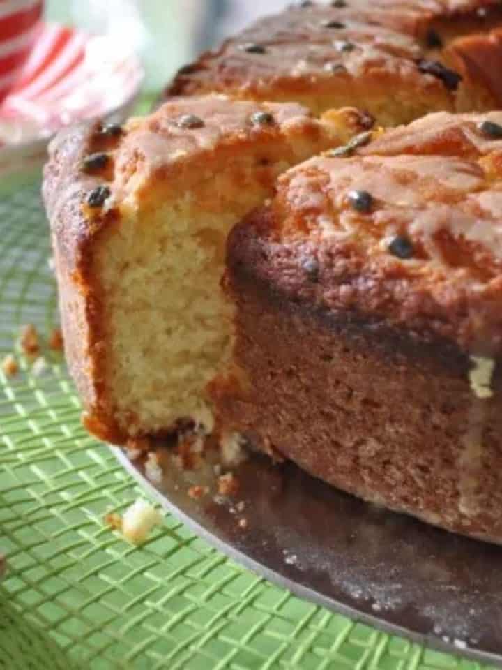 No Bake Passion Fruit Tart - Claire K Creations