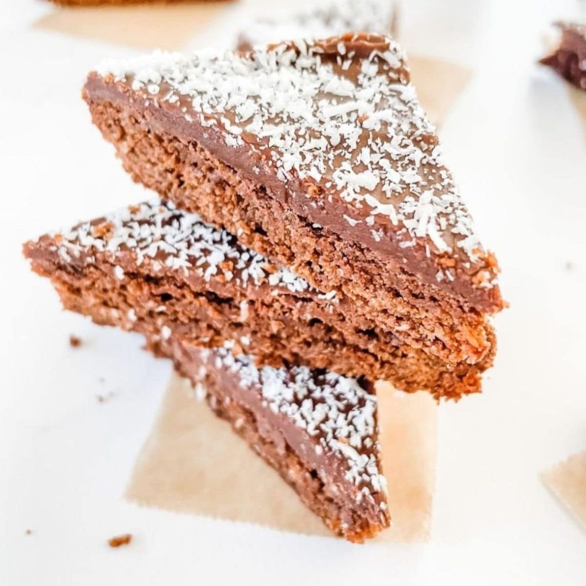 Simple chocolate coconut slice: Women's Weekly recipe