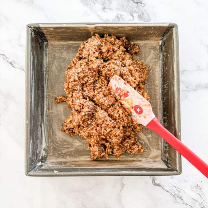 Easy homemade muesli bars (using packet muesli)