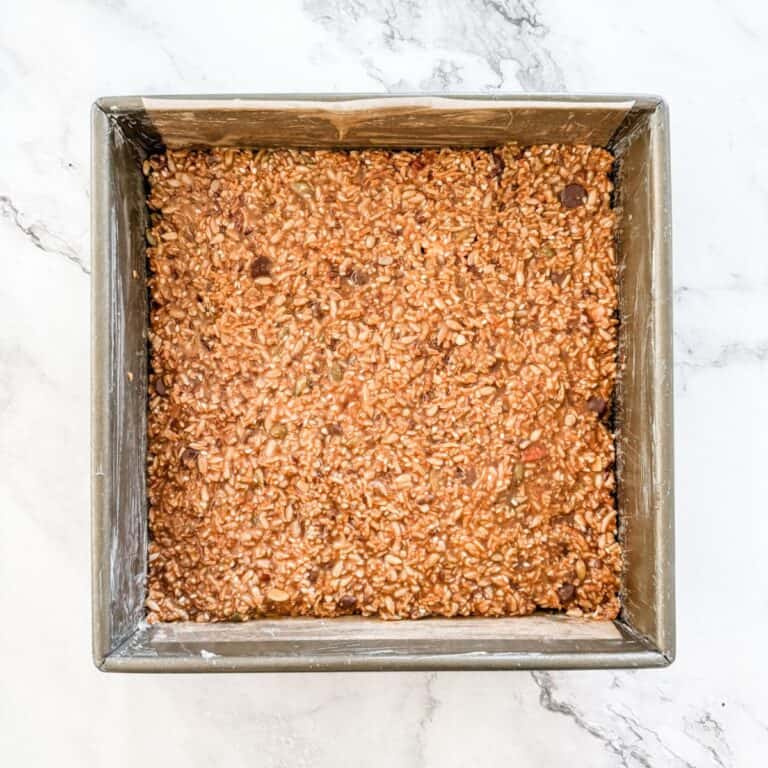 Easy homemade muesli bars (using packet muesli)
